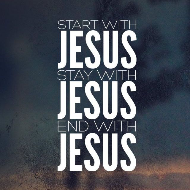 Start with Christ! – Soaking in God's Word