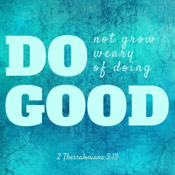Always do Good! – Soaking in God's Word