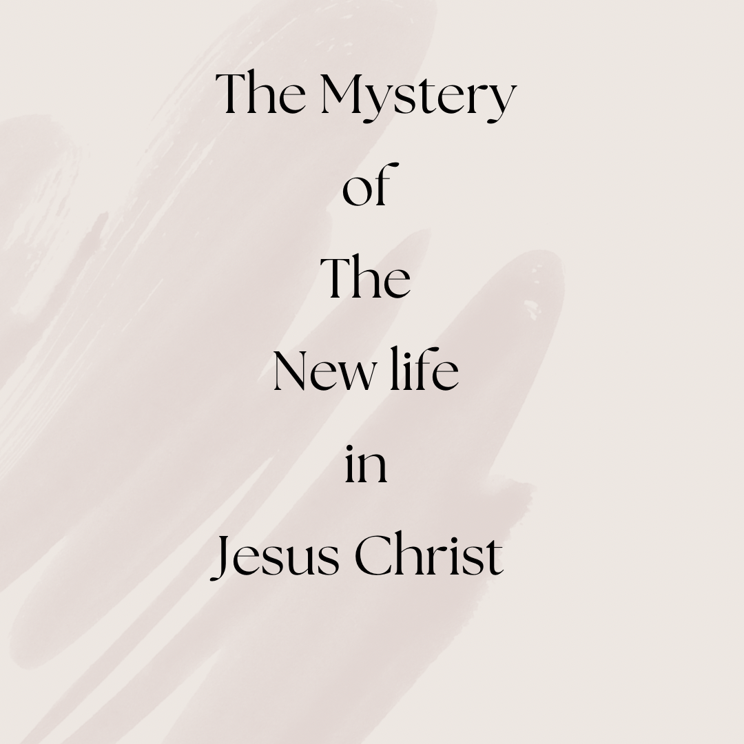 The Mystery of our New life in Christ – Soaking in God's Word